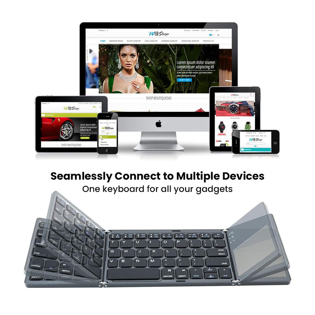 NanoFold Bluetooth Mini Keyboard – BlueBolt Chargers
